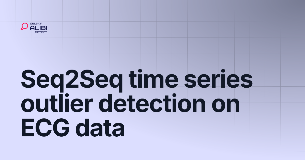 Seq2Seq time series outlier detection on ECG data | Alibi Detect