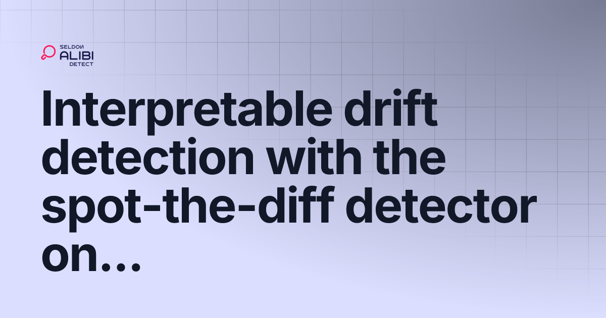 Interpretable drift detection with the spot-the-diff detector on MNIST and Wine-Quality datasets ...