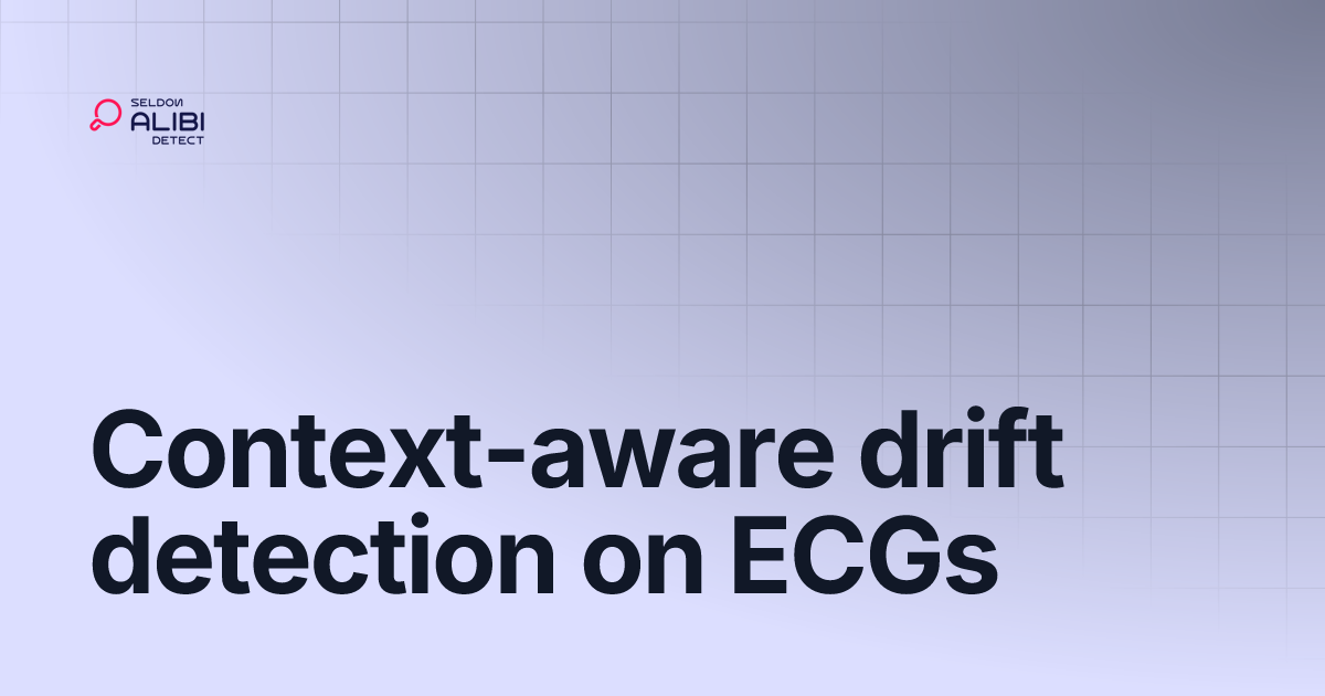 Context-aware drift detection on ECGs | Alibi Detect