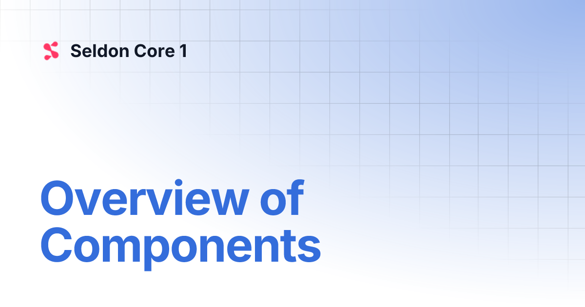 Overview of Components | Seldon Core 1